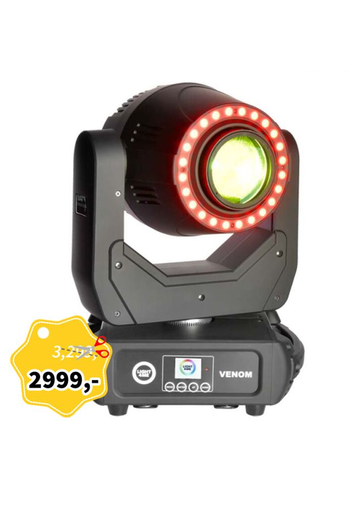 LIGHT4ME 150 SPOT RING głowica ruchoma LED oświetlenie sceniczne